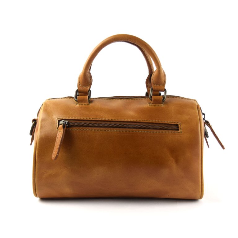 Mini bolso 100% piel color miel - AG Leather México