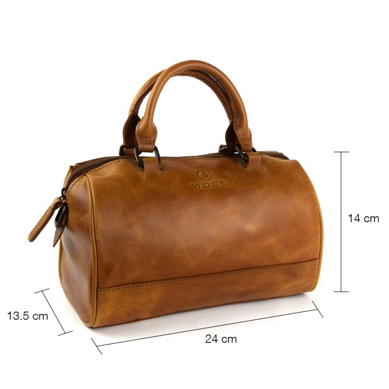Mini bolso 100% piel color miel – AG Leather México