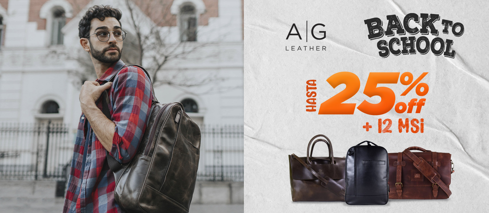 AG Leather - Mochilas y maletas hechas de piel